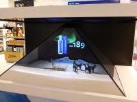 China Advertising Box 1920x1080 HDMI 3D Holographic Pyramid for sale