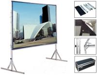 China Portable Foldable Large Size Outdoor Fast Folding Projector Projection Screen 200 Inch for sale