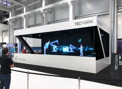 China Reflective Screen 3H Hardness 3D Holographic System Transparent for sale