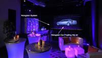 China 5m Width 3D Images Transparent Holographic Foil Reflect Screen for sale