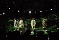 China Front Rear Transparent Hologram Mesh Screen For Live Concert for sale