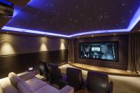 China 80W RGBWY Fiber Optic Star Panel 60x60cm For Home Cinema Remote Control for sale