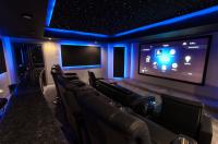 China 80W RGBWY Fiber Optic Star Panel 60x60cm For Home Cinema Remote Control for sale