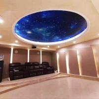 China 12VDC Polyester Fiber Optic Star Ceiling Panels Caviar Ceiling Acoustic Panel for sale