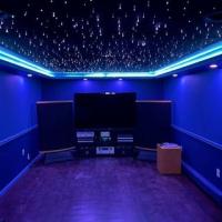 China Polyester Fiberboard Ceiling Light Panel 9mm Thickness 90W For Decoration for sale