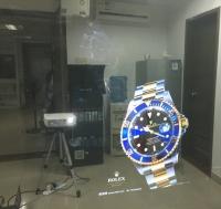 China 3D Advertising Rear Projection Film Daylight Glass Holographic 100um Transparent for sale