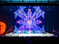 China Transparent Hologram Screen with 78% Transparency for Front and Rear Projection in Polyamide Material for sale