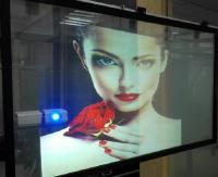 China Shop Window Holographic Projection Film High Contrast 100um For Advertising for sale