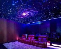 China Polyester Fiberboard Fiber Optic Star Ceiling Panels 9mm RGBW Infrared Signal for sale