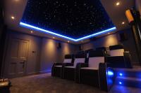 China Polyester Fiberboard Fiber Optic Star Ceiling Panels 9mm RGBW Infrared Signal for sale