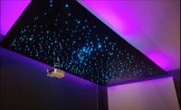China Polyester Fiberboard Fiber Optic Star Ceiling Panels 9mm RGBW Infrared Signal for sale