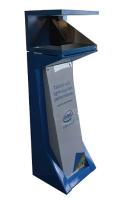 China POS  Pyramid Holographic Advertising Display Floor Standing 3D Holo Showcase for sale
