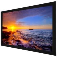 China 120 Inch Fixed Projector Screen , Fixed Frame Projection Screen For Business Presentations for sale