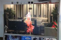 China High Brightness Transparent holographic rear projection film 1524 x 3000mm for sale