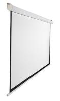 China Durable manual pull down projection screen with Self-lock device for sale