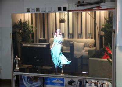 China High Resolution Adhesive Rear Projection Film For Glass , 3D Holographic Projection Screen for sale