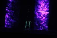 China Large 45 Degree Stage 3d image projection hologram System , 8 x 30 Meter Foil for sale