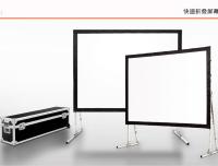 China 400 Inch Fast Fold Screens , Mobile Projection Screen For outdoor events , exhibitions for sale