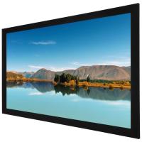 China Custom made Fixed Frame Screen / Curved Projection Screen Wall Mount for sale
