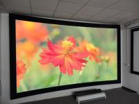 China 180 / 360 Degree Curved Projection Screen ,round projection screen high gain projection screen for sale