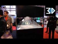 China HD 360 Degree 4 Sided View 3d pyramid hologram display system 100 x 100 cm for sale