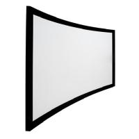 China 120''  wall mounted projector screens , Curved Projection Screen for Home Theater for sale