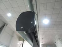China Ceiling Recessed Tab Tensioned Motorized Projection Screen With Hd Flexible White for sale