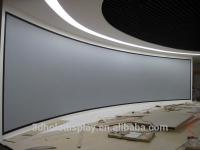 China 360 Degree 3D Simulation Curved Fixed Frame Projector Screen Floor Stand for sale