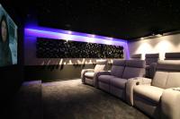 China Polyester Fiberboard Fiber Optic Star Panels 9mm Cinema Ceiling Remote Control for sale
