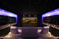 China Polyester Fiberboard Fiber Optic Star Panels 9mm Cinema Ceiling Remote Control for sale