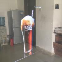 China 100um Clear Rear Projection Film 3D Holographic 30m Length For Window Store for sale