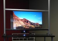China Transmittance Advertising Rear Projection Film 100um For Daylight Display for sale
