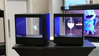 China 1 Side View 22 Inch LED Light Holocube 3D Holographic Display For Retail Display for sale