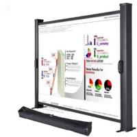 China Electric Fixed Projection Screens For Tabletop Presentation , Retractable for sale