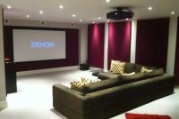 China 4K Cinema Fixed Frame Screen Projector with Acoustically Perforated Screen for sale