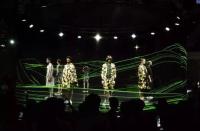 China High Transparent Holographic Mesh Screen Flexible For Projection for sale