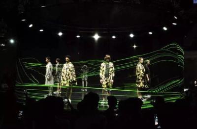 China High Transparent Holographic Mesh Screen Flexible For Projection for sale