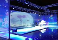 China Transparent 3D Hologram Projection Gauze Holographic Screen Polyamide Material for sale