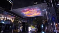 China Invisible 3D Hologram Projection Screen Transparent For Live Show for sale