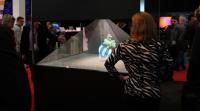 China Full HD 3D Holographic Display Large Pyramid 200x200cm For Shopping Mall for sale