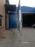 China 300inch Portable Fast Fold Rear Projection Screen Aluminum Frame With Flight Case for sale