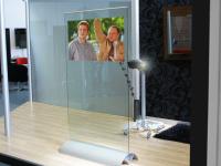 China Lightweight Transparent Rear Projection Film 1.52m Width For Advertising for sale