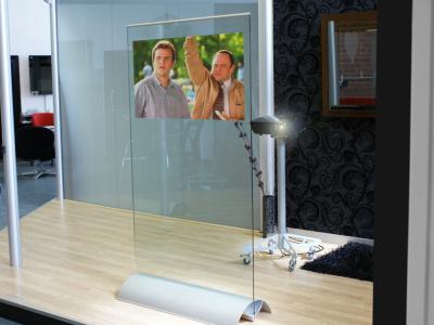 China Lightweight Transparent Rear Projection Film 1.52m Width For Advertising for sale