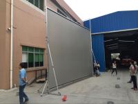 China 300 Inch Fast Fold Projection Screen Outdoor Portable Projector Screen with flight case for sale