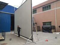 China 300 Inch Fast Fold Projection Screen Outdoor Portable Projector Screen with flight case for sale