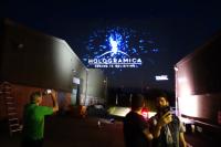China Polyamide Holographic Mesh Screen Transparent Holo Net For 3D Floating Animations for sale