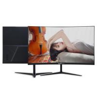 China 27 Inch LED TV Monitor , Curved Desktop Monitor For Home Work Study for sale