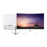 China 23.8 Inch Desktop LCD Curved Screen Computer Monitor With 178° Vertical Viewing Angle for sale