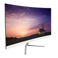 China 23.8 Inch Desktop LCD Curved Screen Computer Monitor With 178° Vertical Viewing Angle for sale