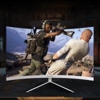 China 23.8 24 Inch Lcd Display Curved Computer Monitor with 0.264mm Pixel Pitch for sale